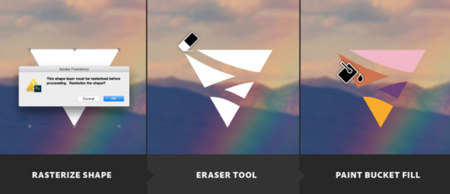 All about Rasterize Layer & how to work "lightning fast" in Photoshop